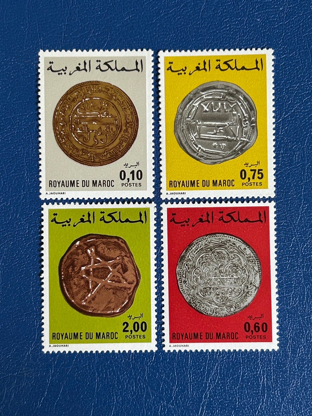 Morocco Original Vintage Postage Stamps 1977-78 Coins for the Collector ...