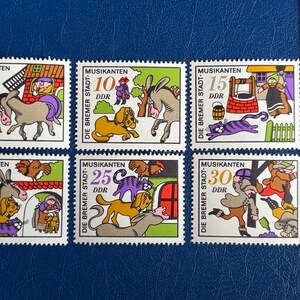 Germany (DDR) - Original Vintage Postage Stamps- 1971 Fairytales - for ...