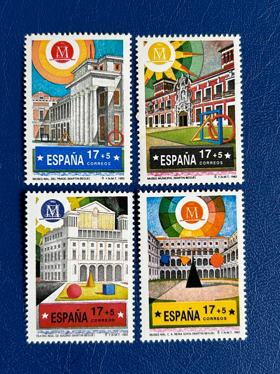 Spain Original Vintage Postage Stamps 1992 Madrid: European Capital of ...