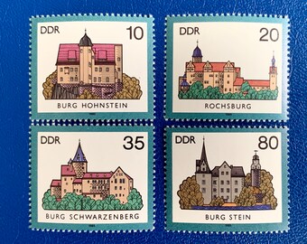 Germany DDR Original Vintage Postage Stamps 1990 Historic Aircraft for ...