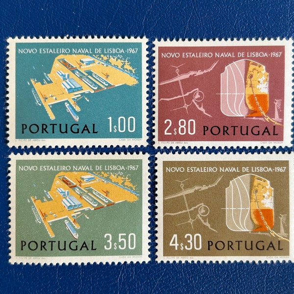 Portugal Stamps - Etsy
