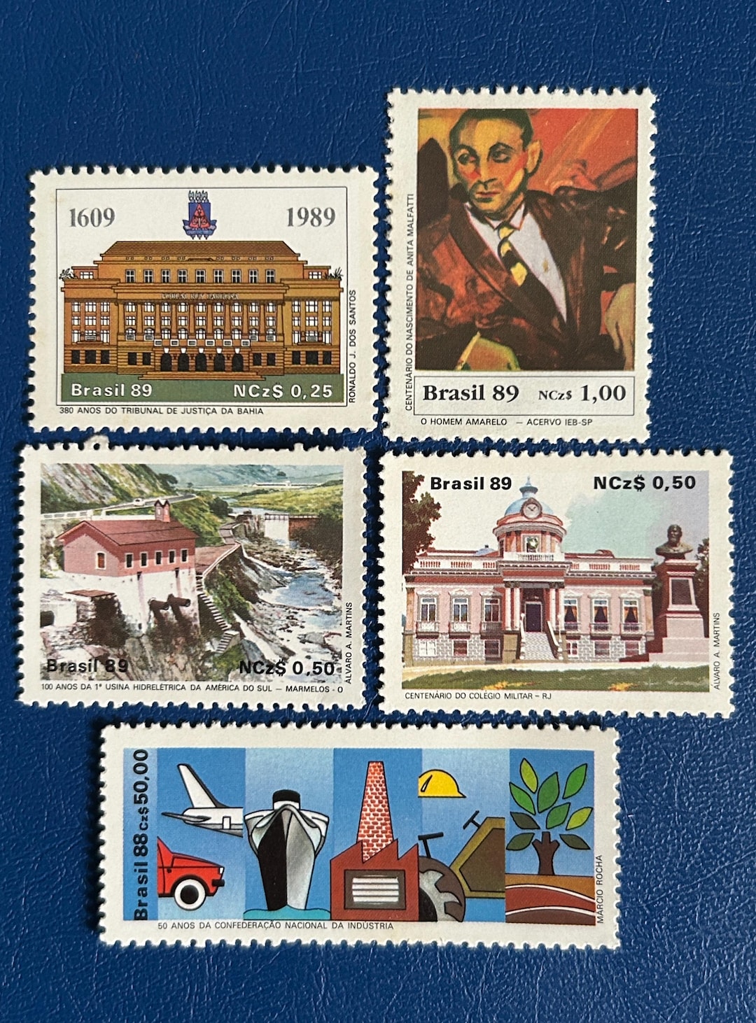 Brazil Original Vintage Postage Stamps 1989 Mix for the Collector ...