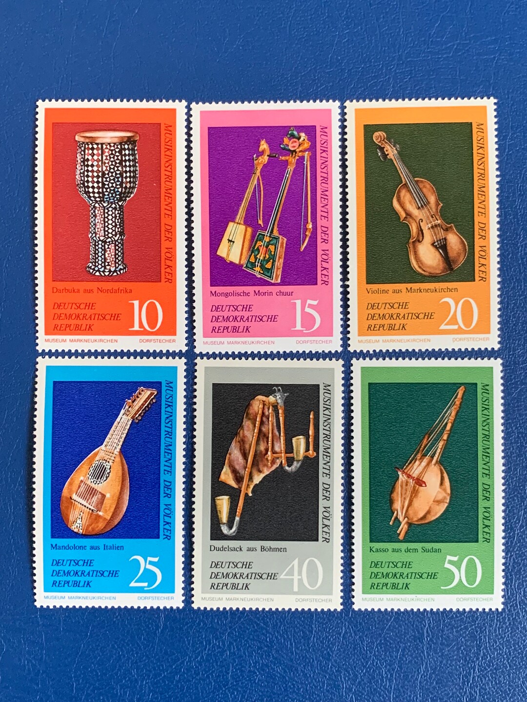 Germany (DDR) - Original Vintage Postage Stamps- 1971 - Musical ...