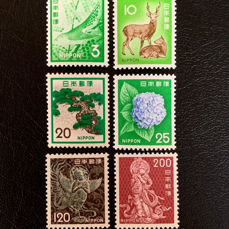 Japanese Stamps - Etsy