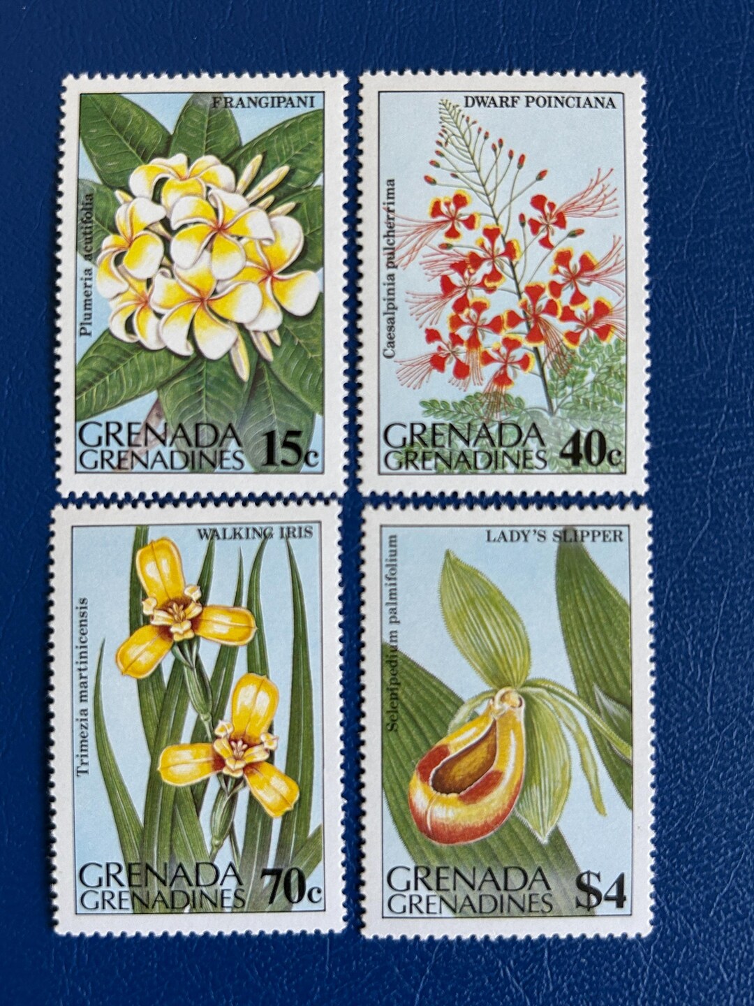 Grenada Grenadines - Original Vintage Postage Stamps - 1984 - Flowers ...