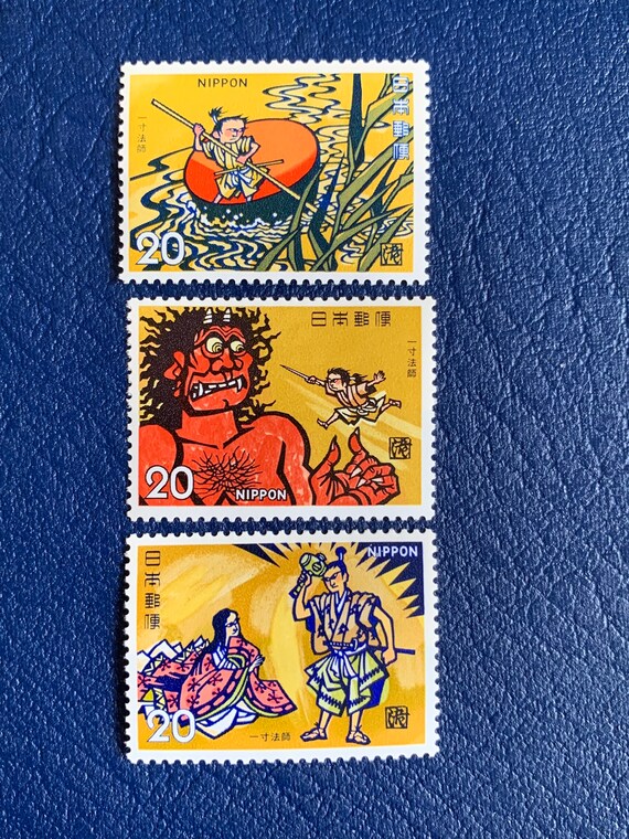 Japan Original Vintage Postage Stamps 1974 Folklore for - Etsy