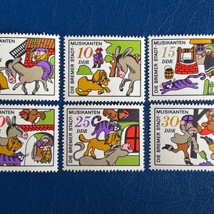 Germany (DDR) - Original Vintage Postage Stamps- 1971 Fairytales - for ...
