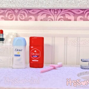 Miniature 1:6 Dollhouse Deodorant Pretend Play Dolls Diorama Doll ...