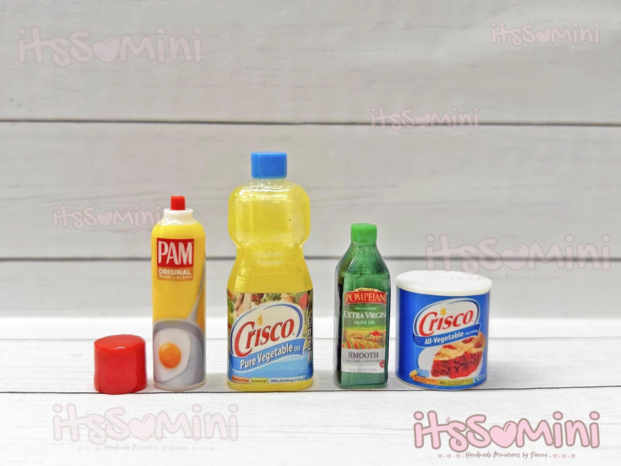 Miniature 1:6 Cooking Oils Mini Olive Oil Miniature Cooking Dollhouse ...