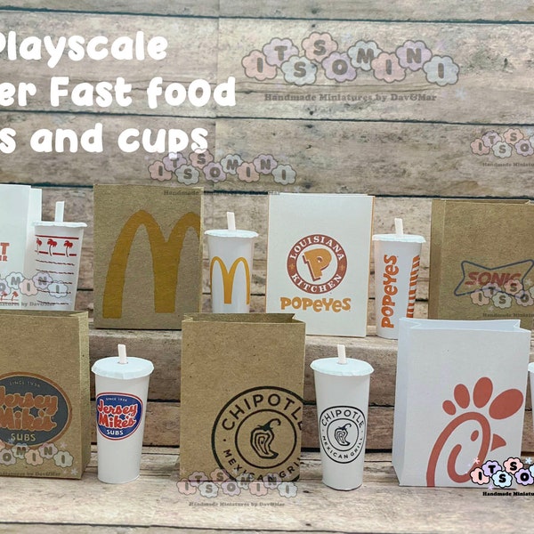 Fast Food Miniature - Etsy