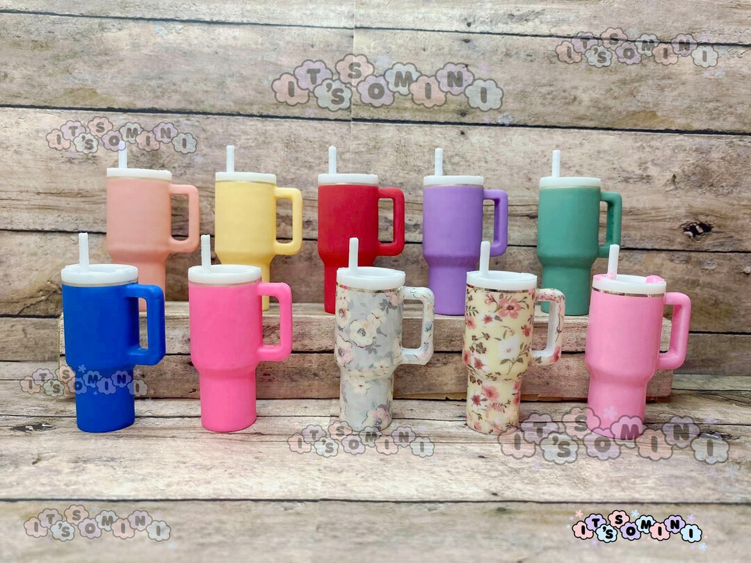 Miniature Tumblers 1:6 Scale, Mini Drinks, Doll House Food, Miniature ...