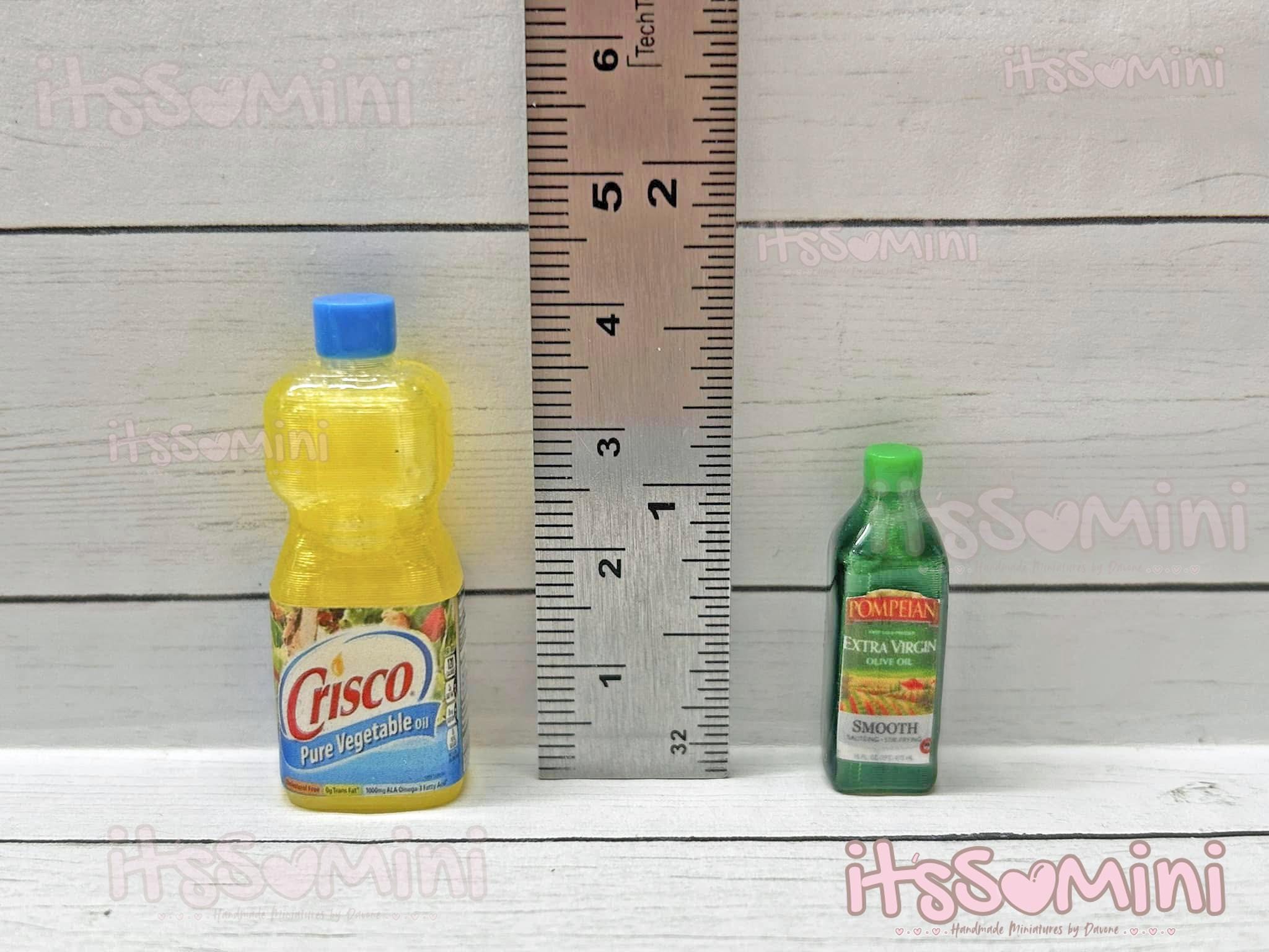 Miniature 1:6 Cooking Oils Mini Olive Oil Miniature Cooking Dollhouse ...