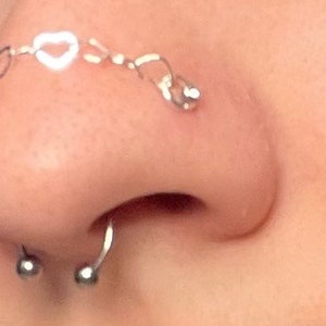 Nose Chain - Etsy