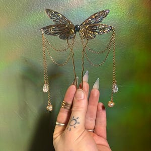 Fairy Wing Hair Pin - Etsy