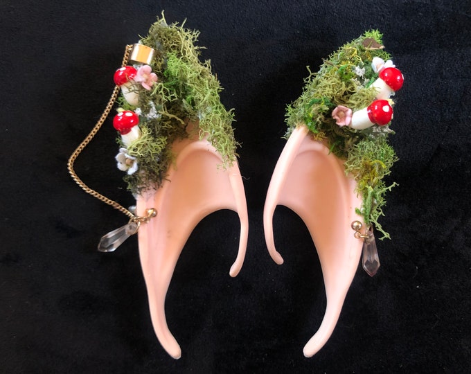 Mossy Mushroom Elf Ears - Etsy