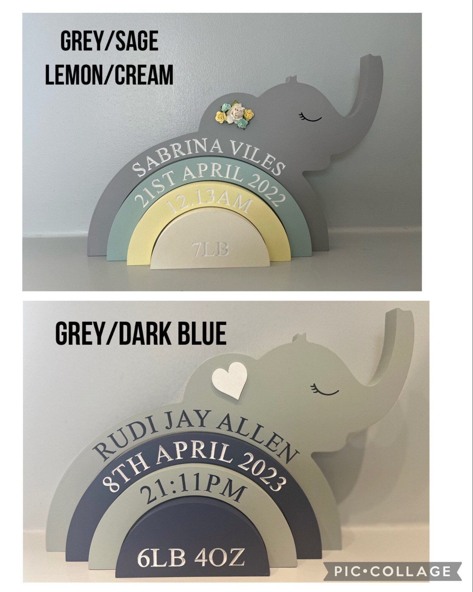 Engraved Stacking Elephant - Etsy UK