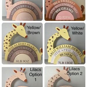 Engraved Stacking Giraffe - Etsy