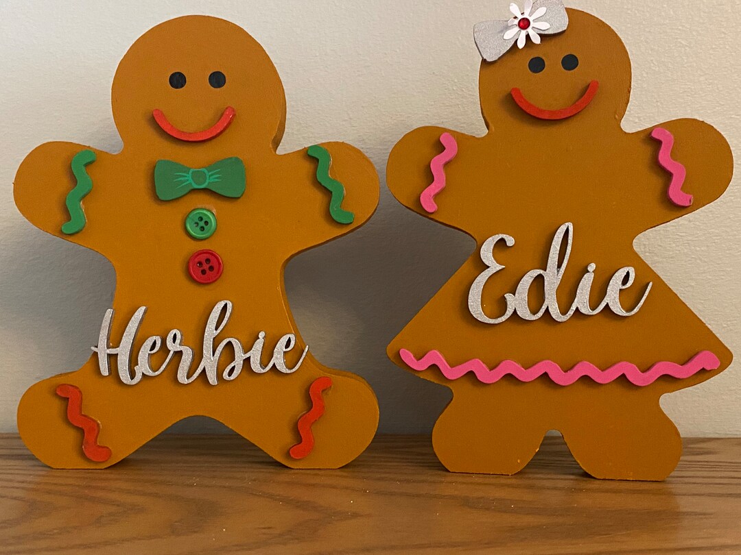 Layered Gingerbread Boy or Girl - Etsy