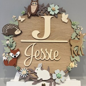 Woodland Animals Plaque - Etsy
