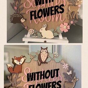 Woodland Animals Plaque - Etsy