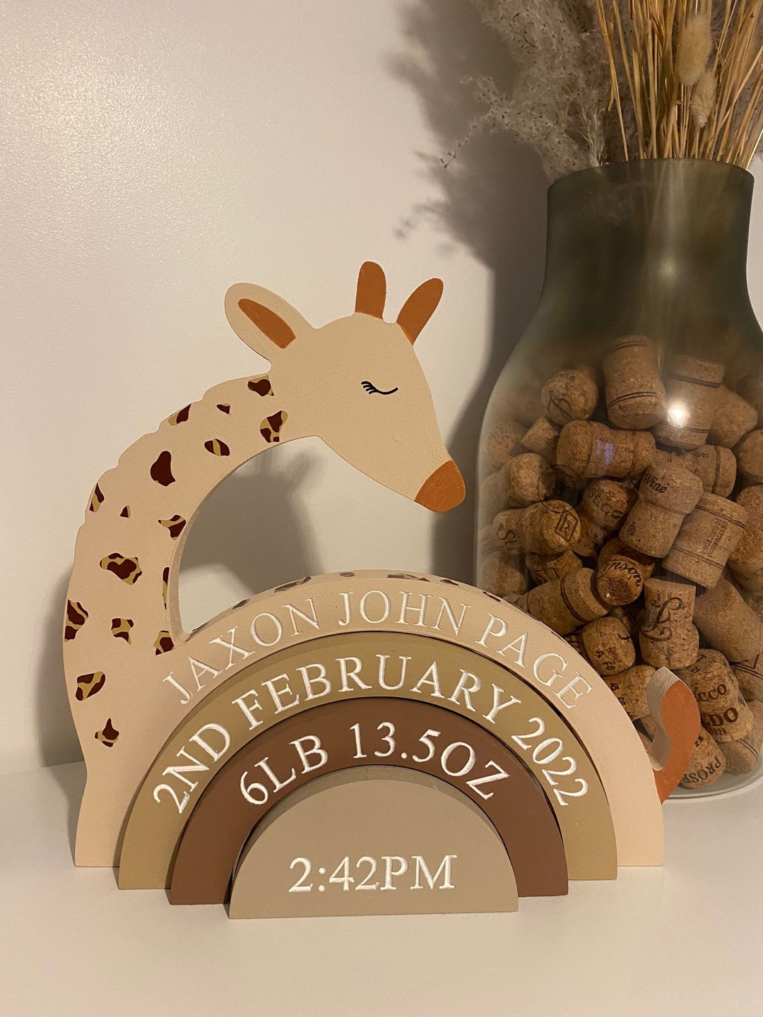 Engraved Stacking Giraffe - Etsy