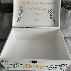 Daisy Keepsake Box - Etsy UK
