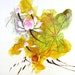 CUSTOM Art Painting, Landscape Painting, Original Lotus Oil Art on ...