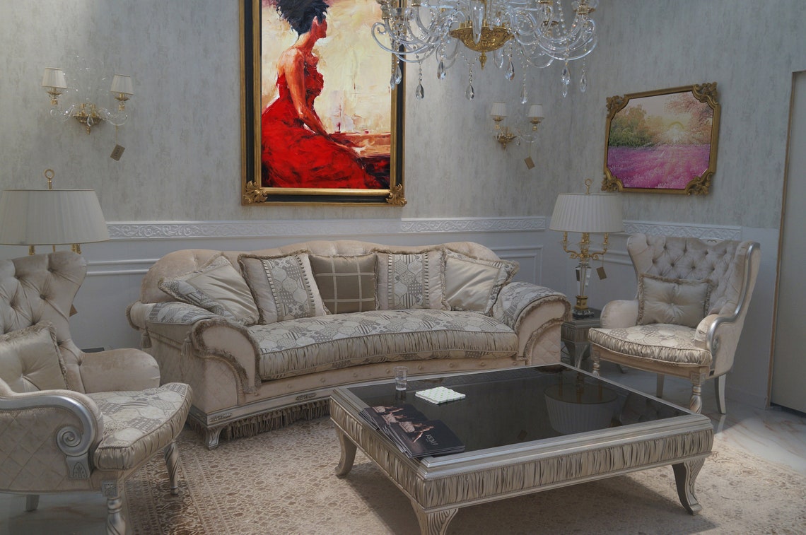 CUSTOM Art Painting, Back View Painting, Original Oil Art on Vertical ...