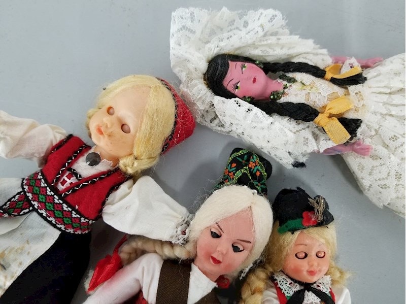 Colección de 9 Muñecas Vintage de diferentes países | Etsy