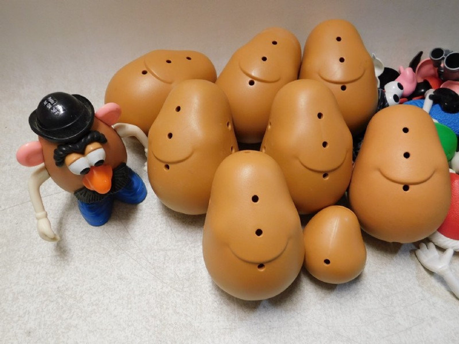HUGE Vintage Mr. Potato Head Lot Various Characters & More | Etsy