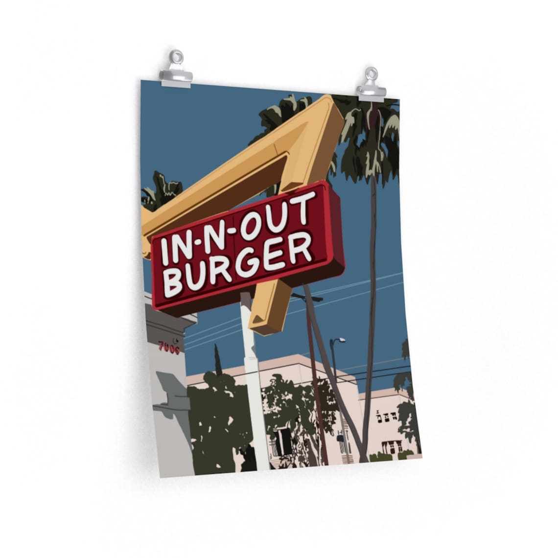 In-n-out Burger Poster - Etsy