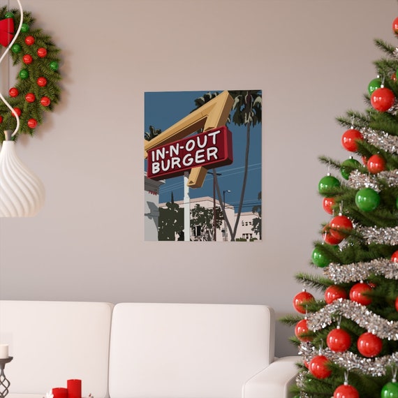 In-n-out Burger Poster - Etsy