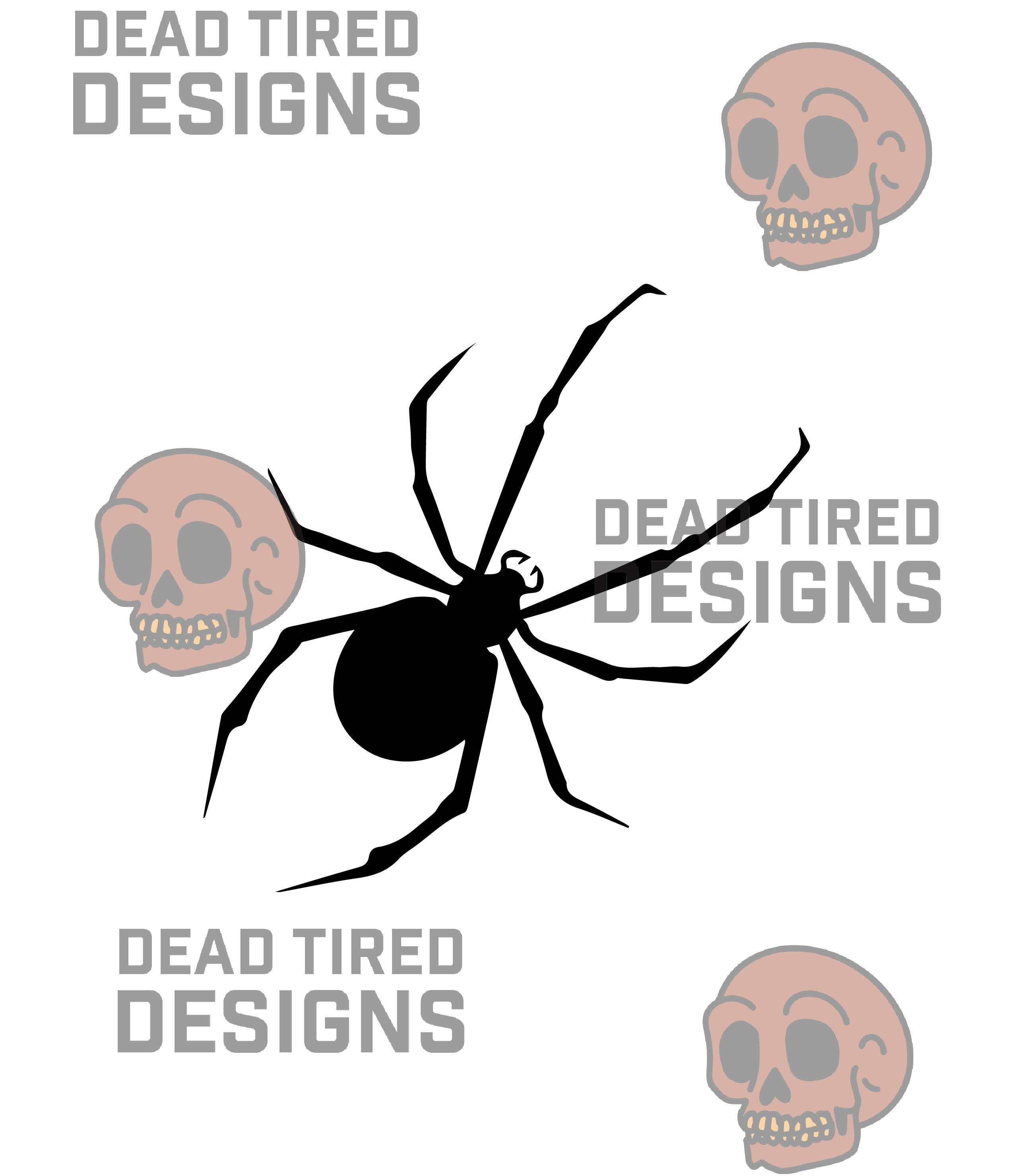 Spiders SVG, Spider Sheet SVG, Halloween SVG, Dead Tired Designs - Etsy