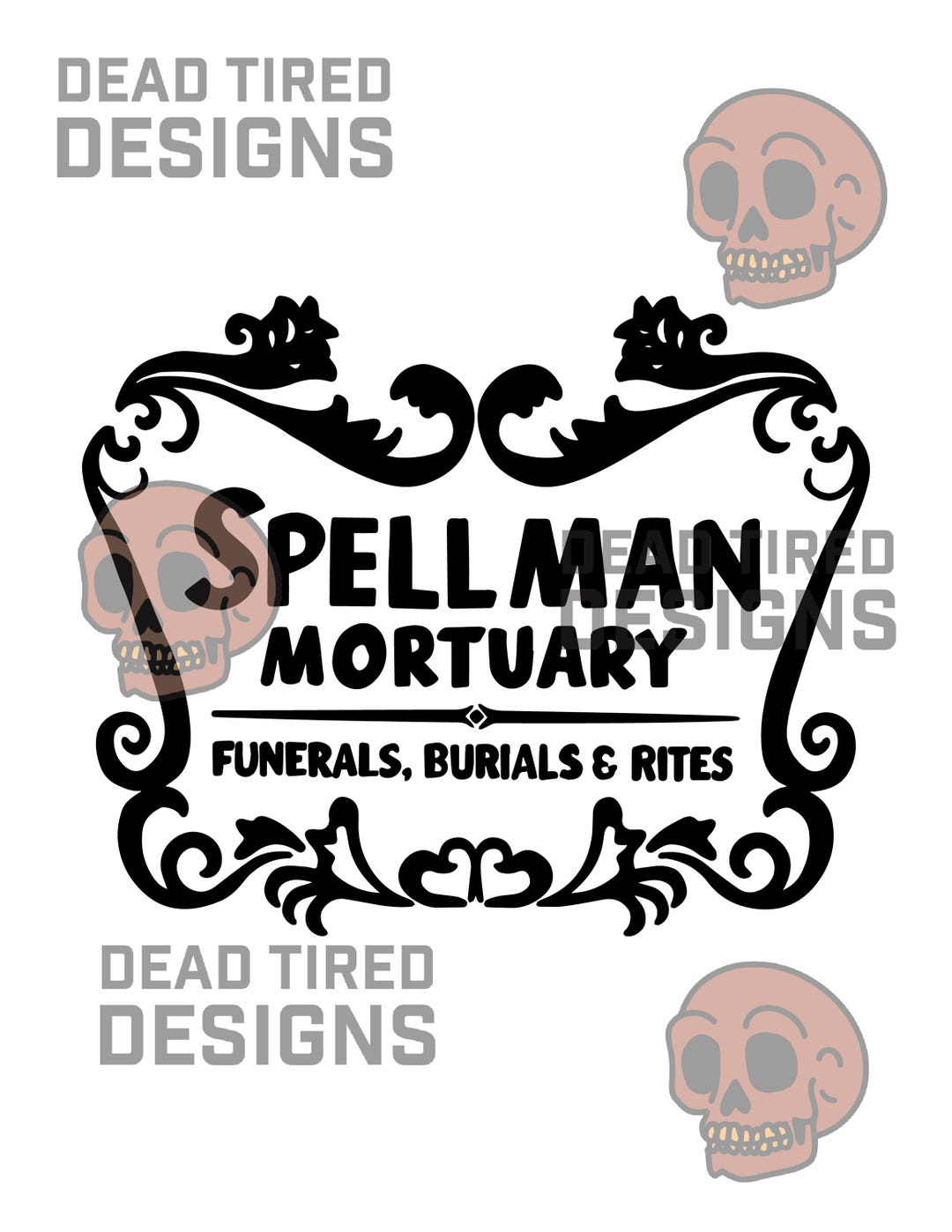 Spellman Mortuary Sign SVG, Chilling Adventures of Sabrina SVG ...