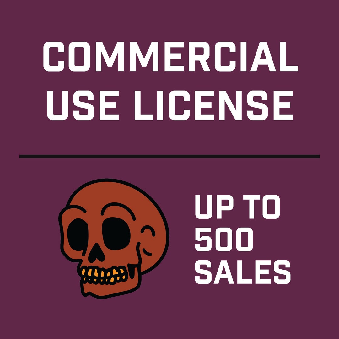 Commercial Use License - Etsy