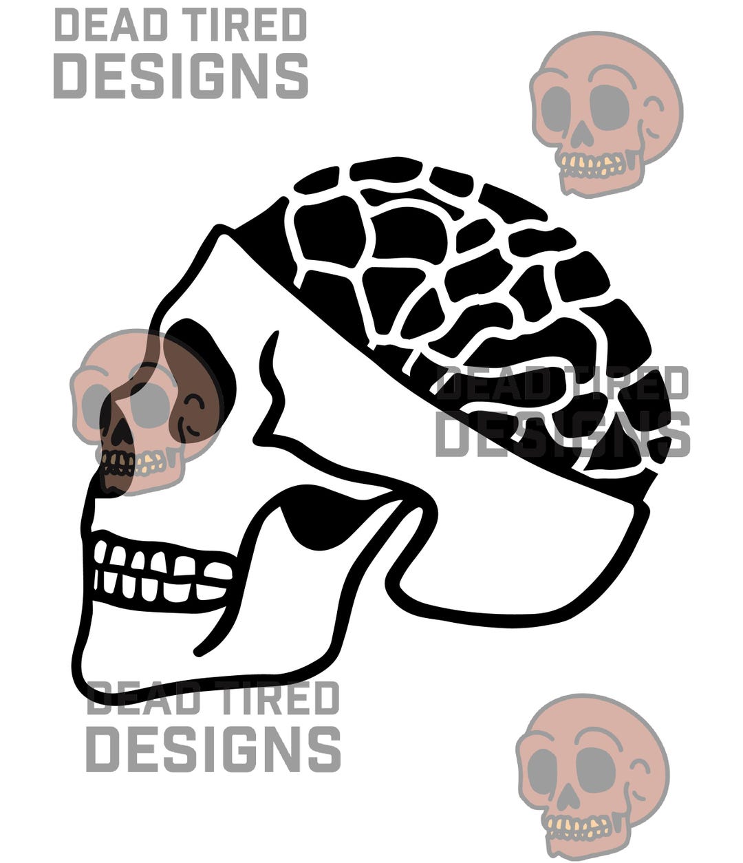Skull With Brains SVG, Skull SVG, Halloween SVG, Dead Tired Designs - Etsy