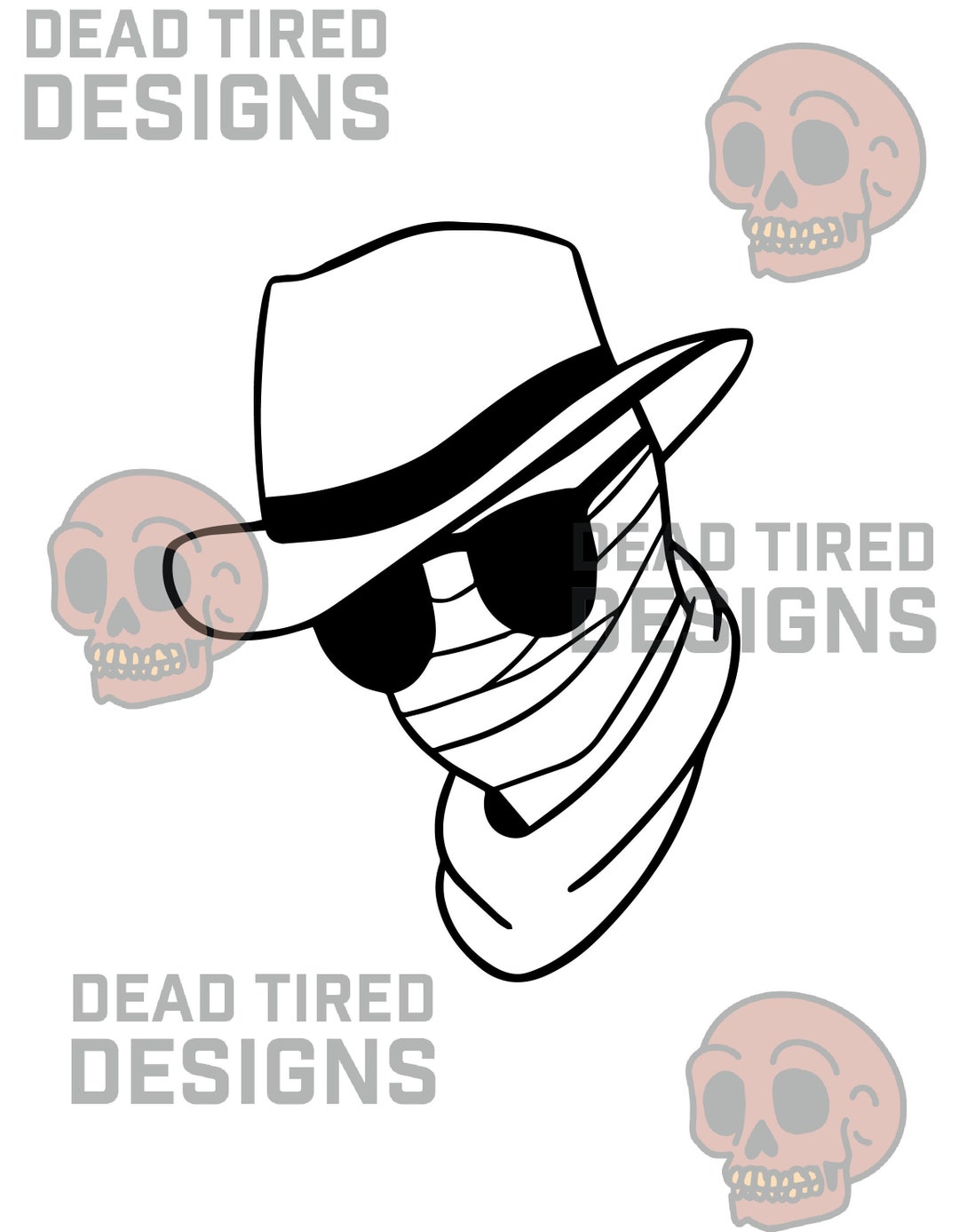 Invisible Man SVG, Halloween SVG, Dead Tired Designs - Etsy