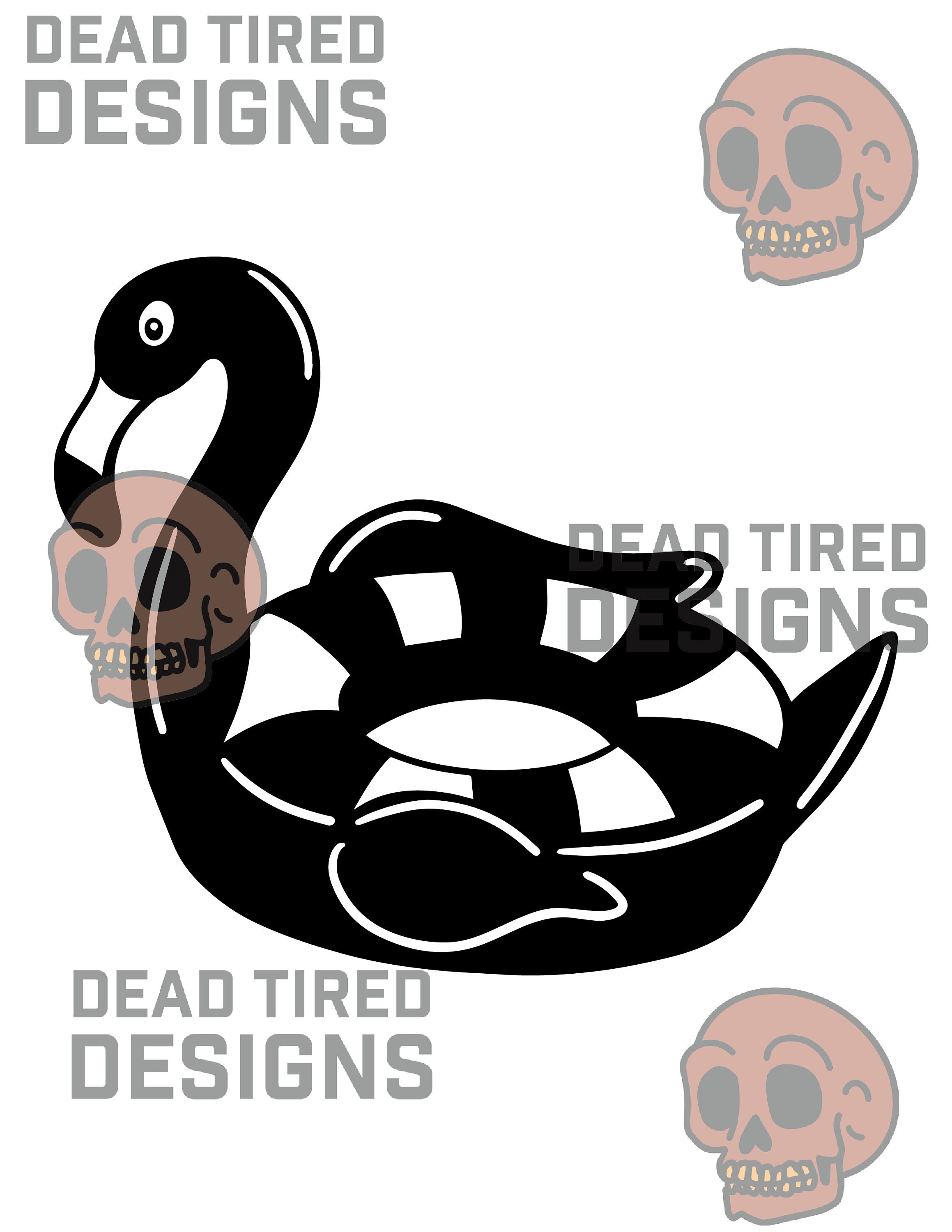 Summerween SVG, Beach Goth SVG, Dead Tired Designs - Etsy