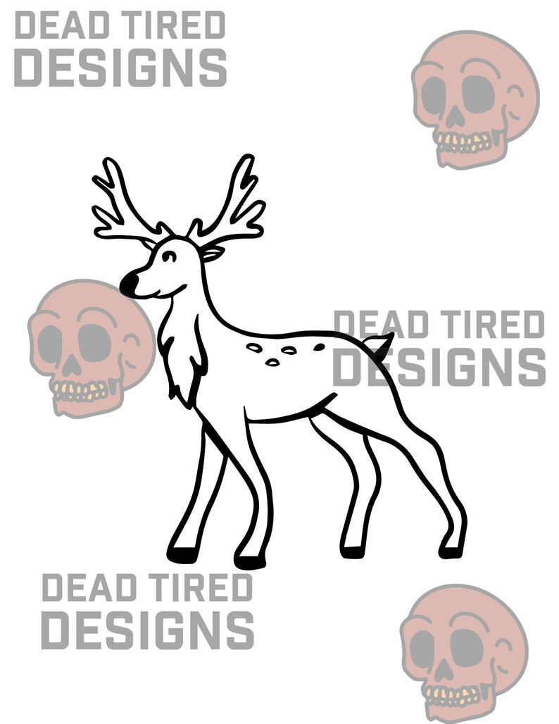 Reindeer Sheet SVG, Reindeer SVG, Christmas SVG, Dead Tired Designs - Etsy