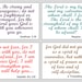 4 Bible Verse Cards to Read When You're Afraid, Digital Printable ...
