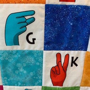 Sign Language Quilt - Etsy