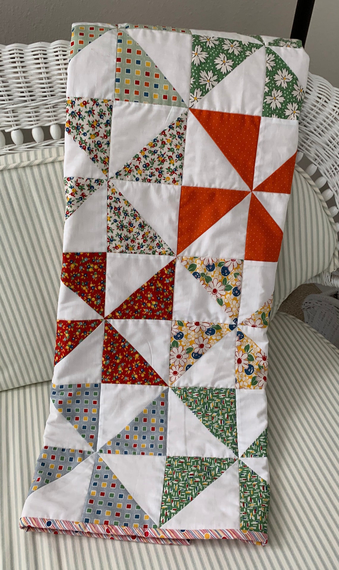 Windmill Quilt - Etsy