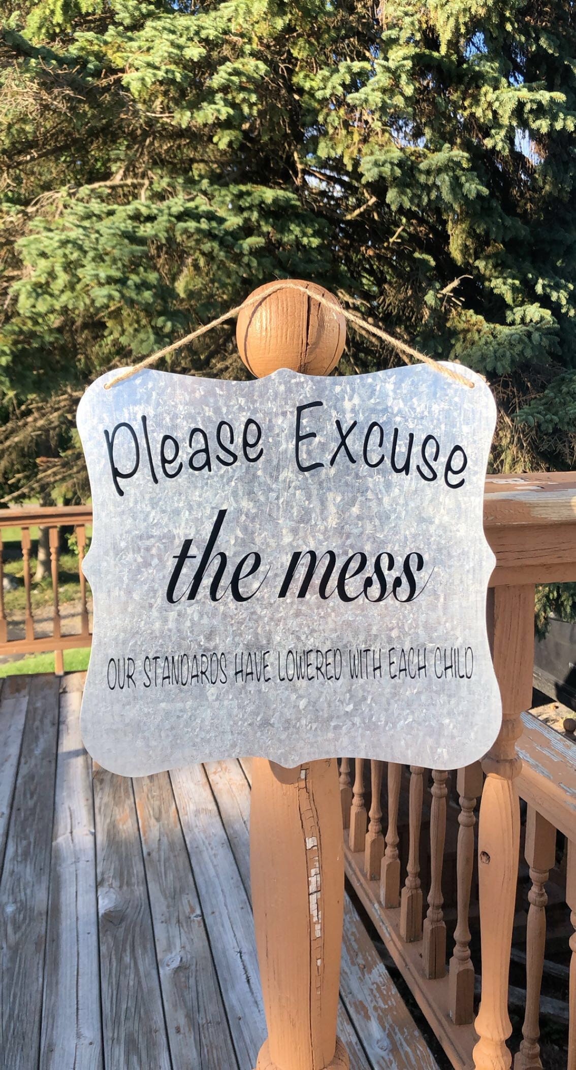 Please Excuse the Mess Sign | Etsy
