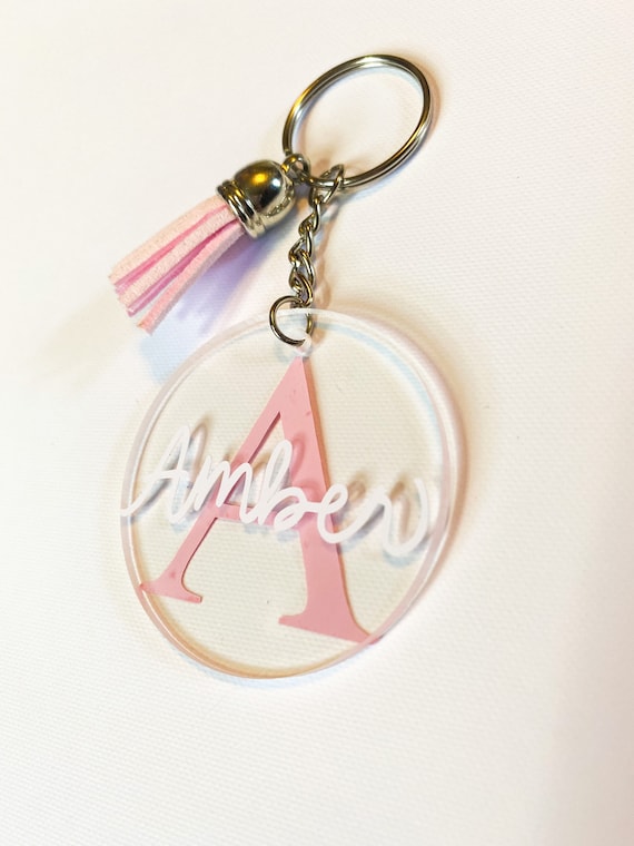 Personalized Name Keychain Trendy Keychain Custom Keychain - Etsy