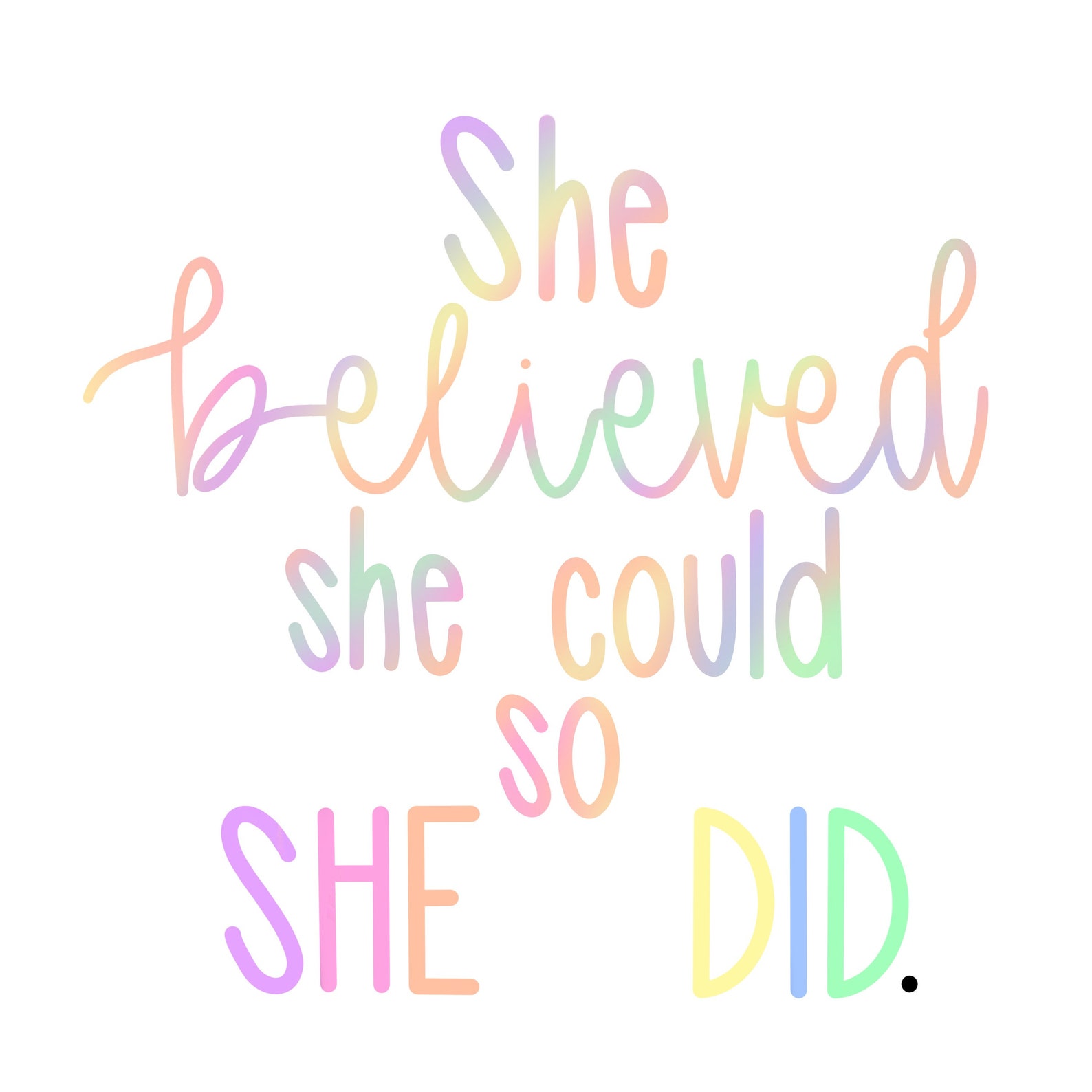 Inspirational sticker Self confidence sticker | Etsy