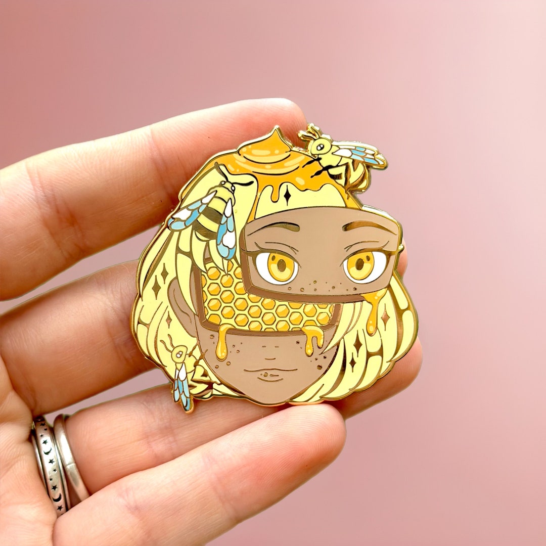 Hivemind Enamel Pin, Kawaii Anime Girl Lapel Pin, Cute Trippy Hat Pin ...
