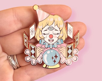 Star Catcher Enamel Pin, Kawaii Anime Girl Lapel Pin, Cute Trippy Hat ...