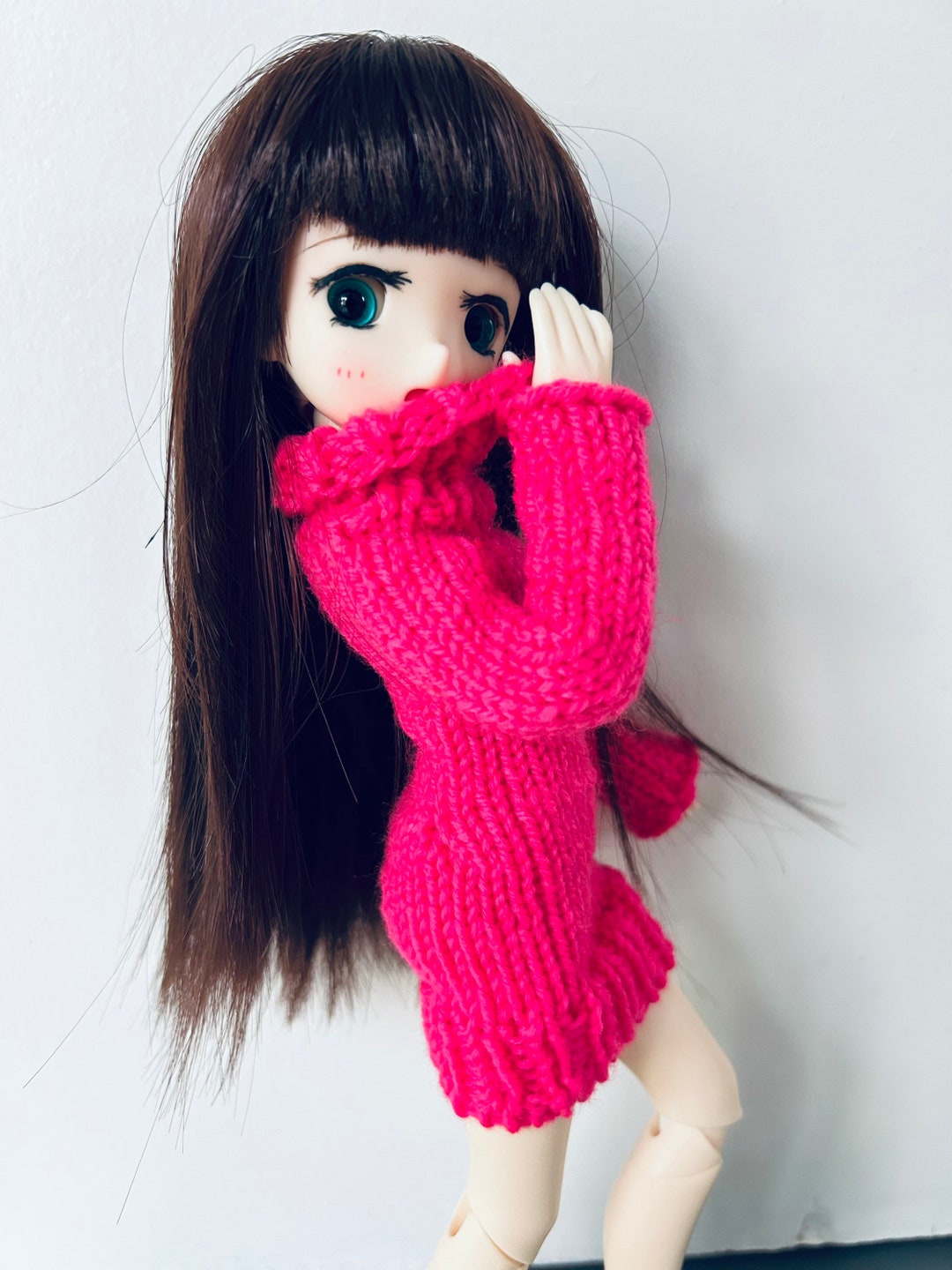 Jumperdress for Sq-lab / Chibi Moe Clothes/ Dress for 1/6 Scale Bjd ...