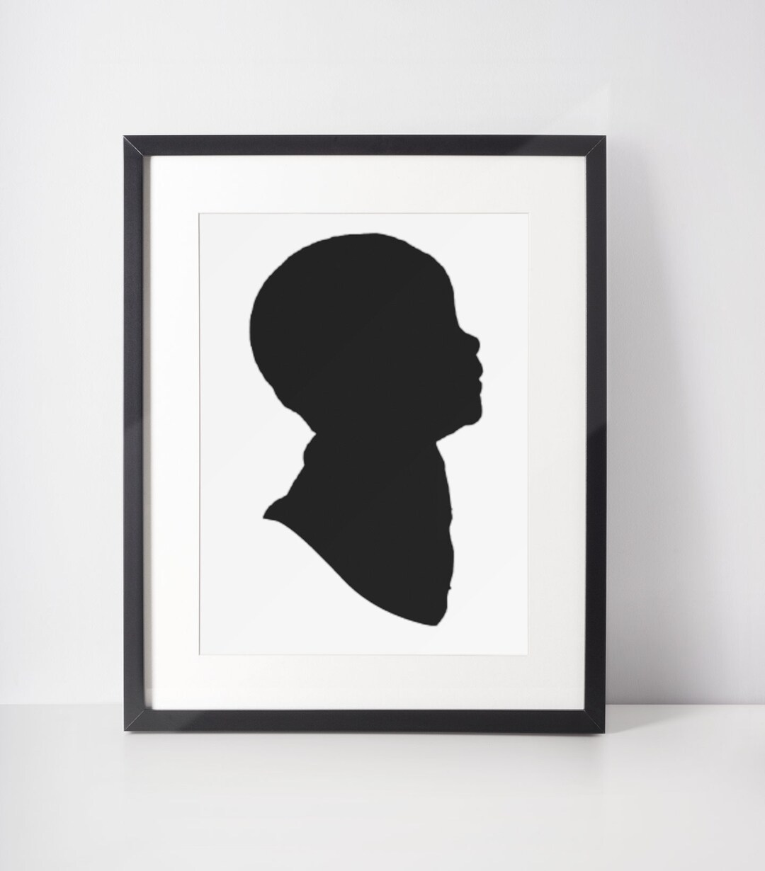 Framed Custom Silhouette - Etsy