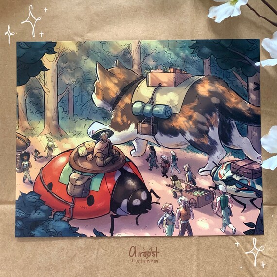 Creature Caravan 8x10in Digital Print | Etsy